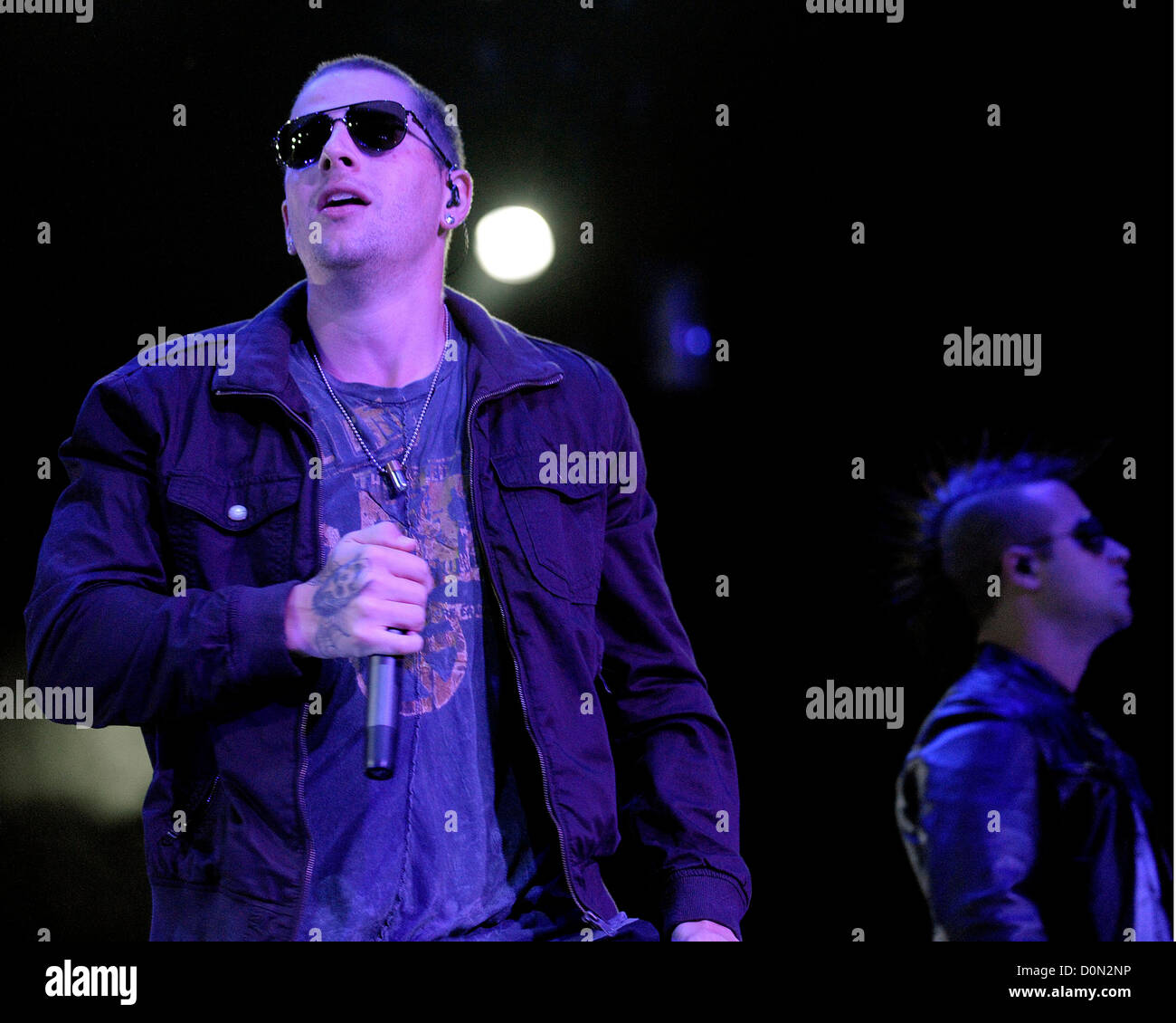 M.Shadows, aka Matthew Sanders, of 'Avenged Sevenfold' performing on ...