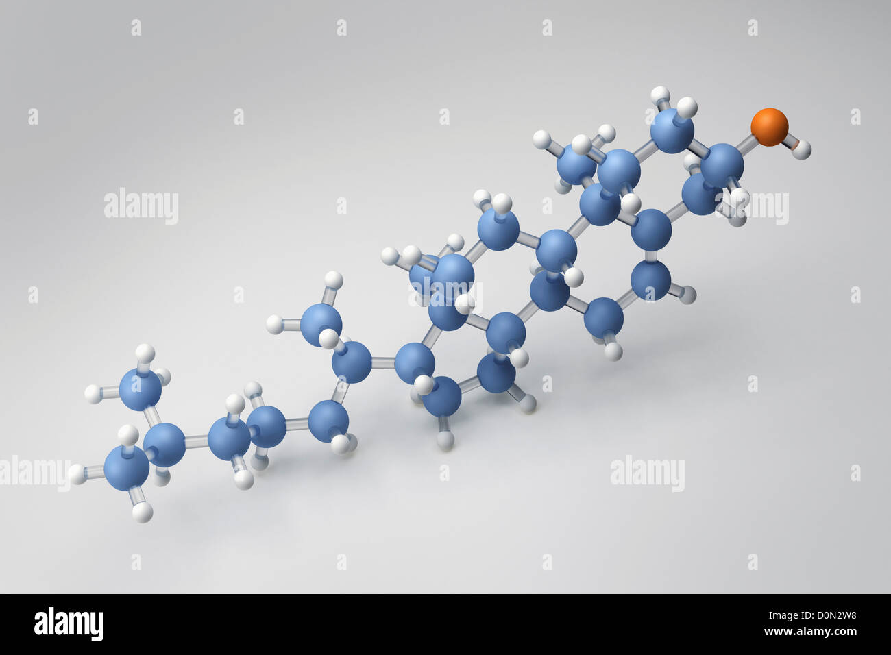 Molecular model of cholesterol Stock Photo - Alamy