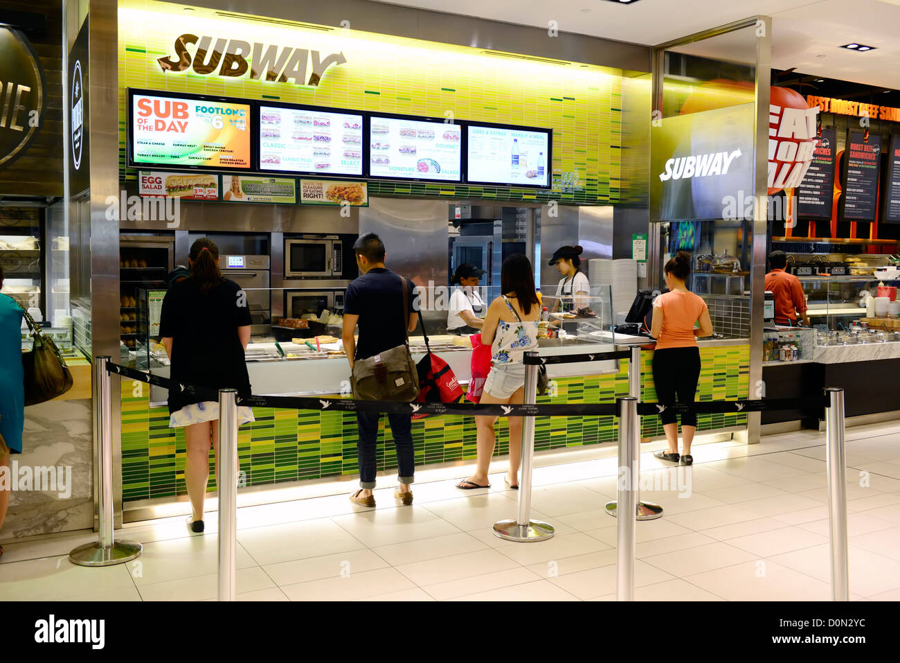 Food Court restaurants fast food Eaton Center Centre Shopping Mall ...