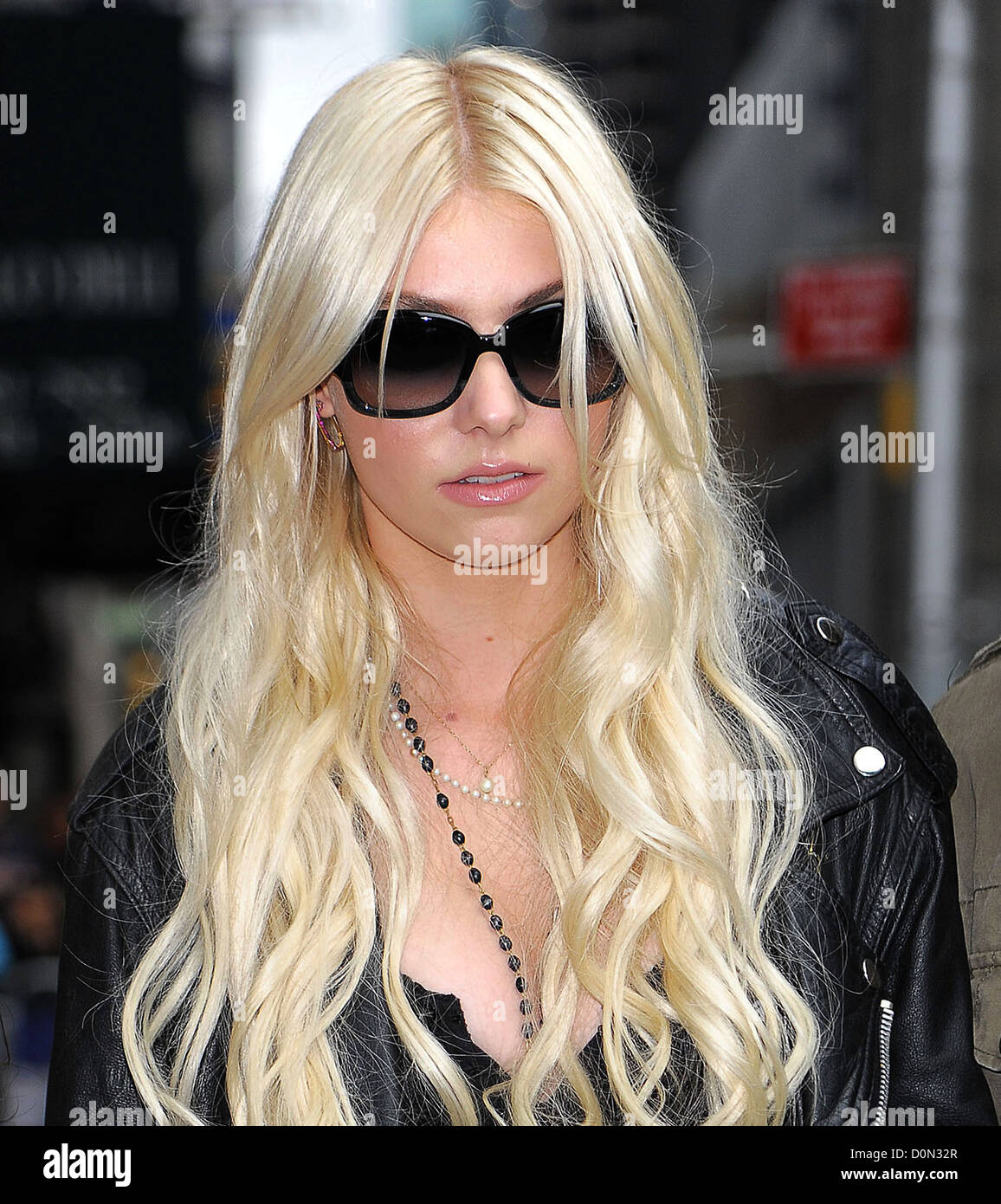 Taylor Momsen of The Pretty Reckless Celebrities outside The Ed ...