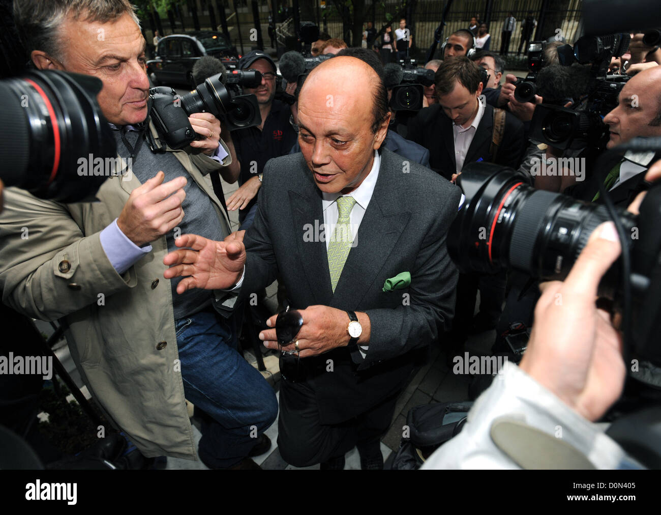 Asil Nadir arrives at his apartment in Mayfair. The fugitive tycoon has ...
