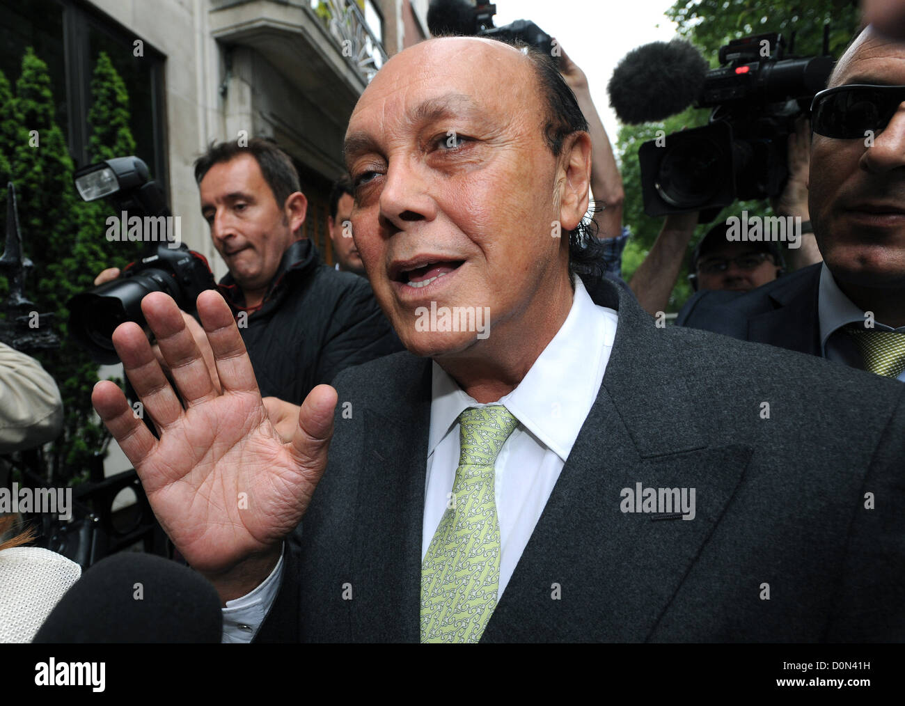 Asil Nadir arrives at his apartment in Mayfair. The fugitive tycoon has ...