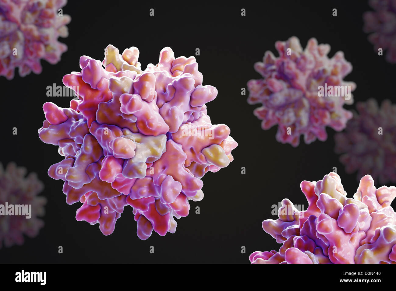 Structure Infectious Bursal Disease Virus (IBDV) (PDB 2GSY). IBD is ...