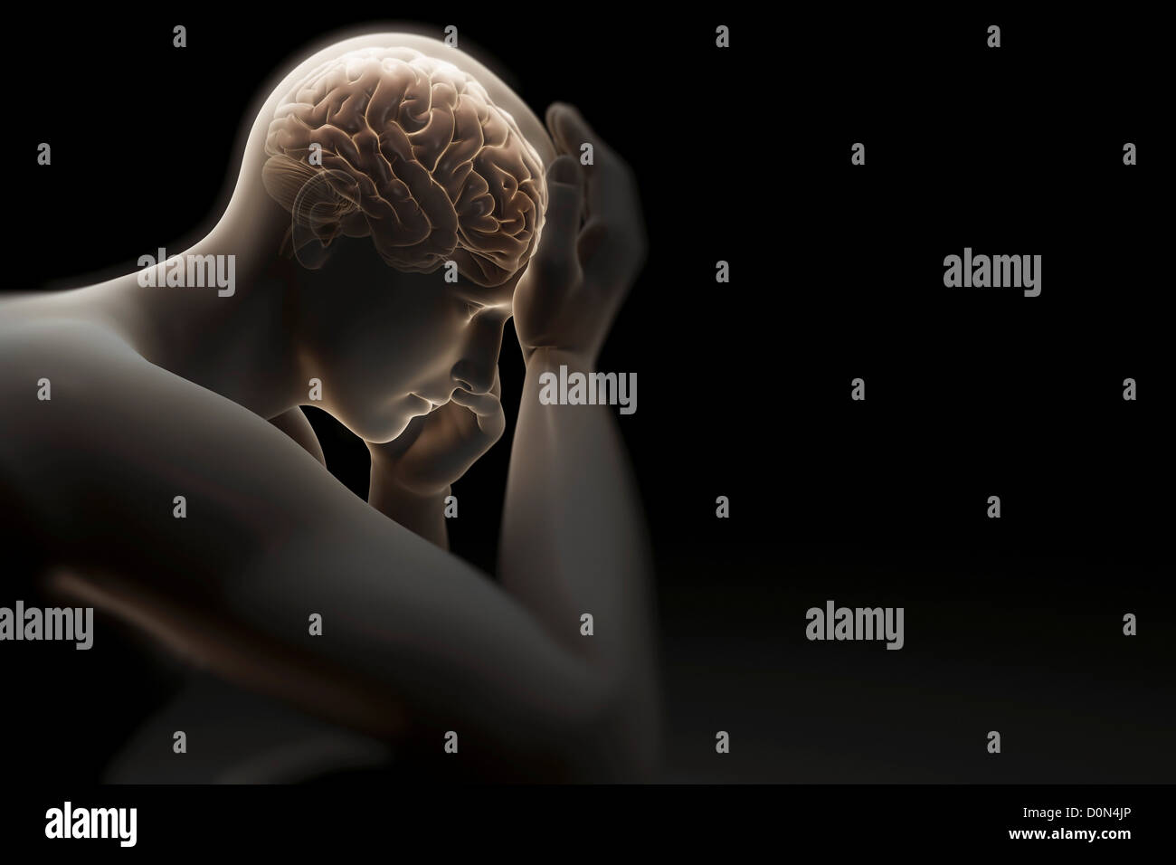 Sad figure hi-res stock photography and images - Alamy