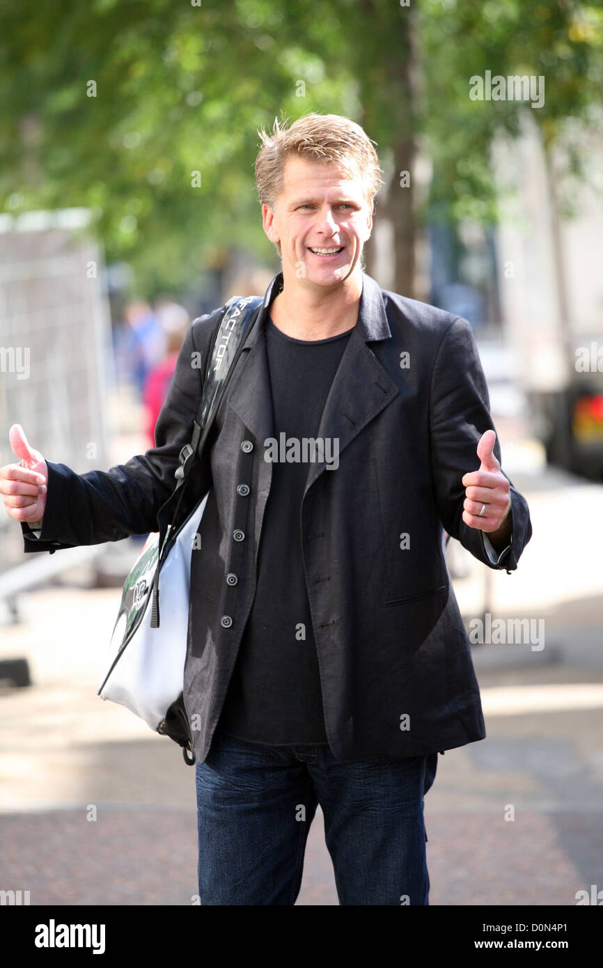 Andrew Castle Celebrities leaving the London studios after the last ...