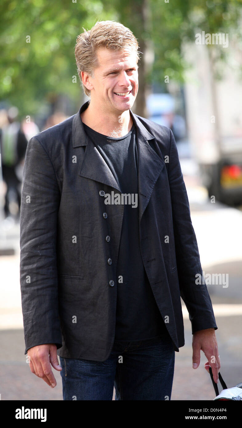Andrew Castle Celebrities leaving the London studios after the last ...