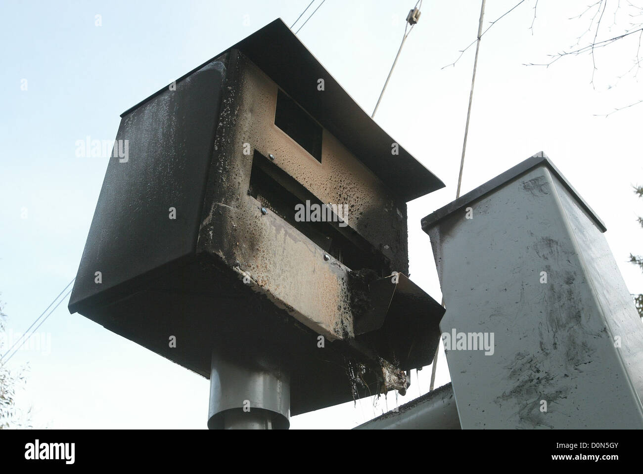 Burnt speed camera hi-res stock photography and images - Alamy