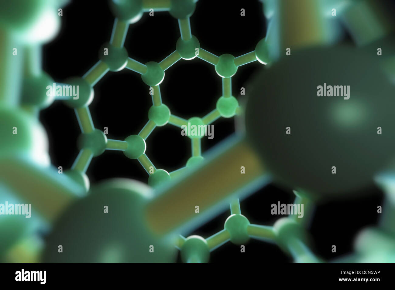 Spherical fullerene also known as a 'buckyball' Stock Photo - Alamy