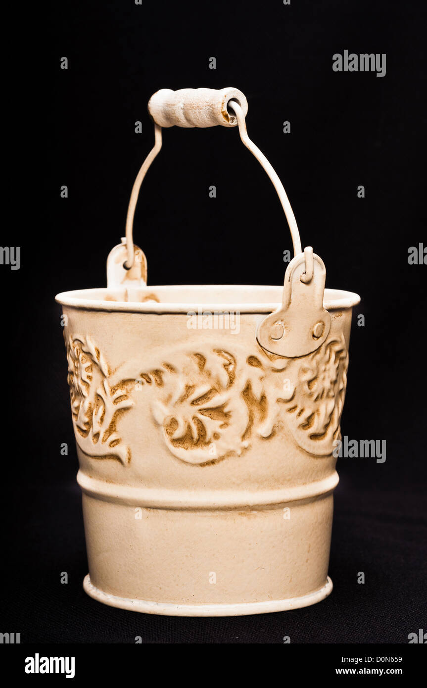 Bucket rustic old antique hi-res stock photography and images - Alamy