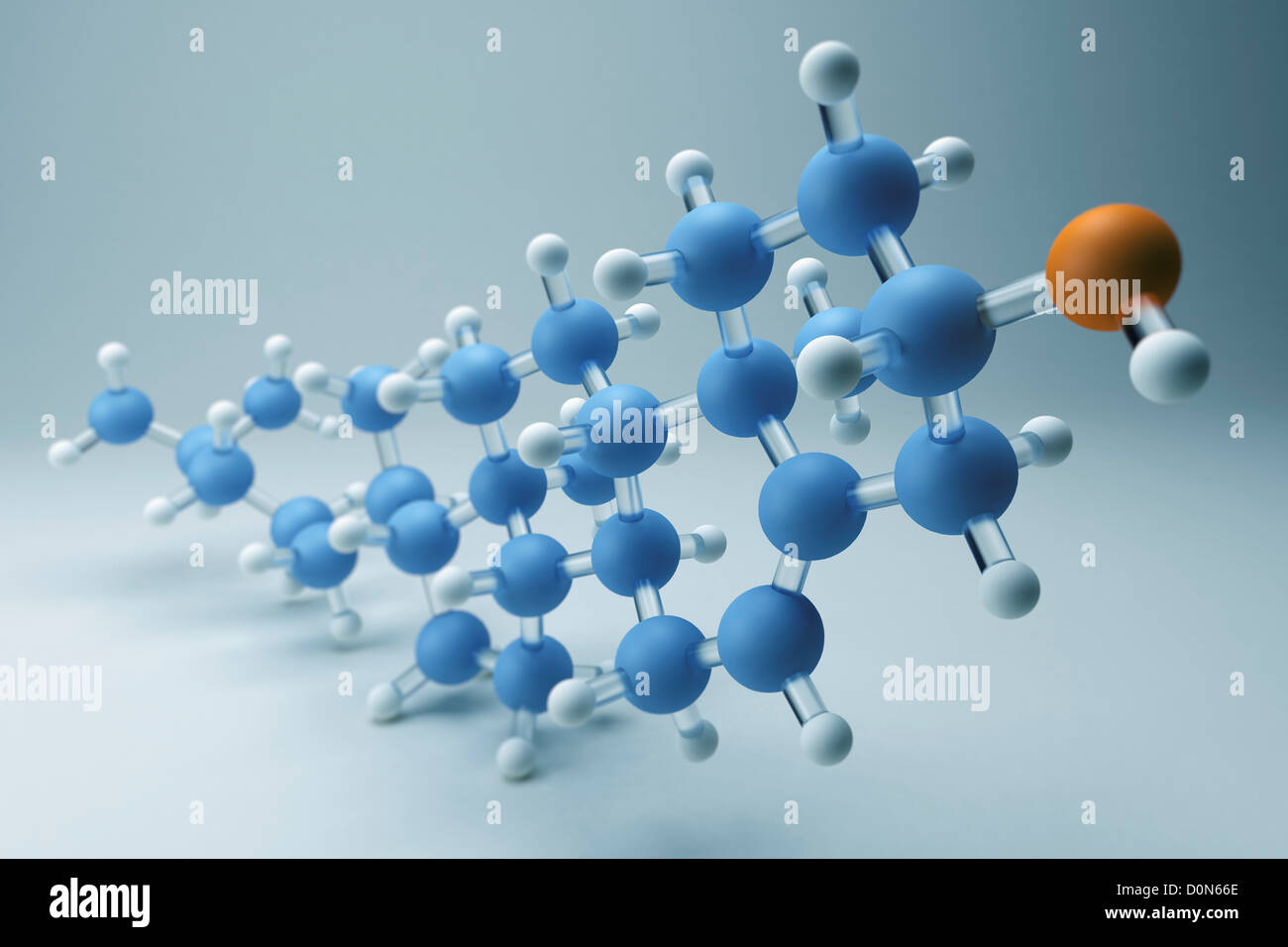 Cholesterol Molecular Model High Resolution Stock Photography and ...