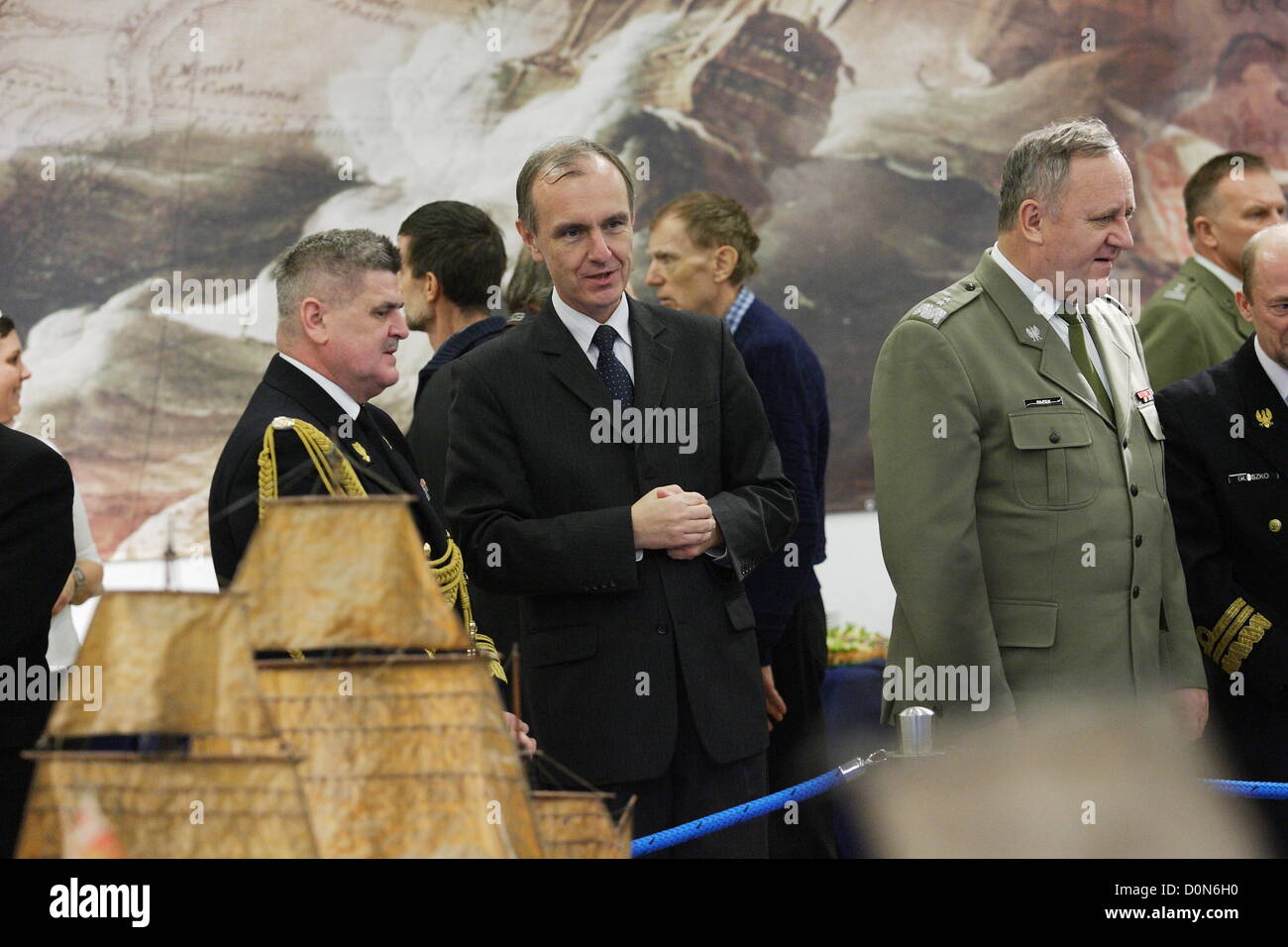 Gdynia, Poland 28th, November 2012 Former Minister of Defence Bogdan ...
