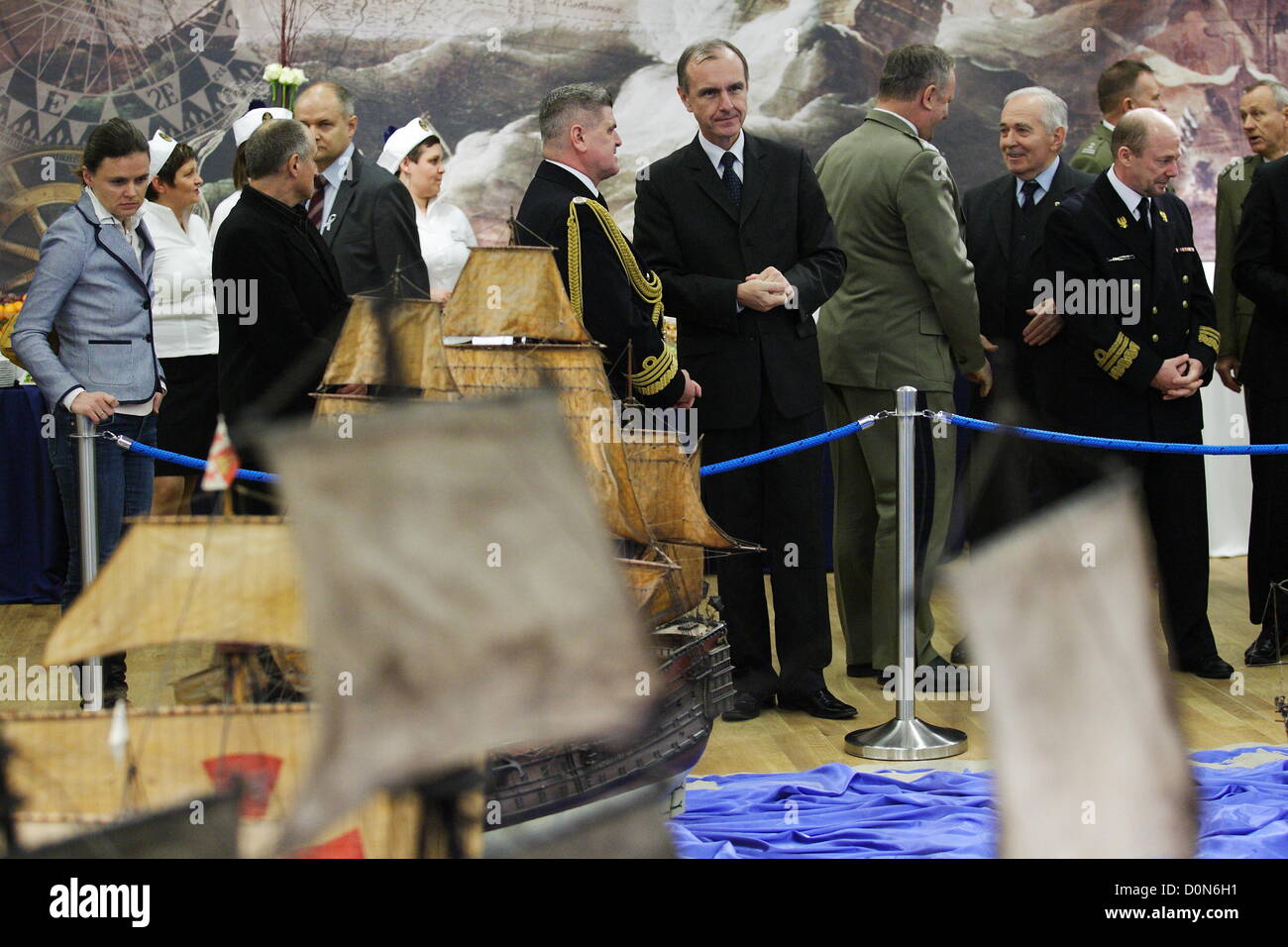 Gdynia, Poland 28th, November 2012 Former Minister of Defence Bogdan ...
