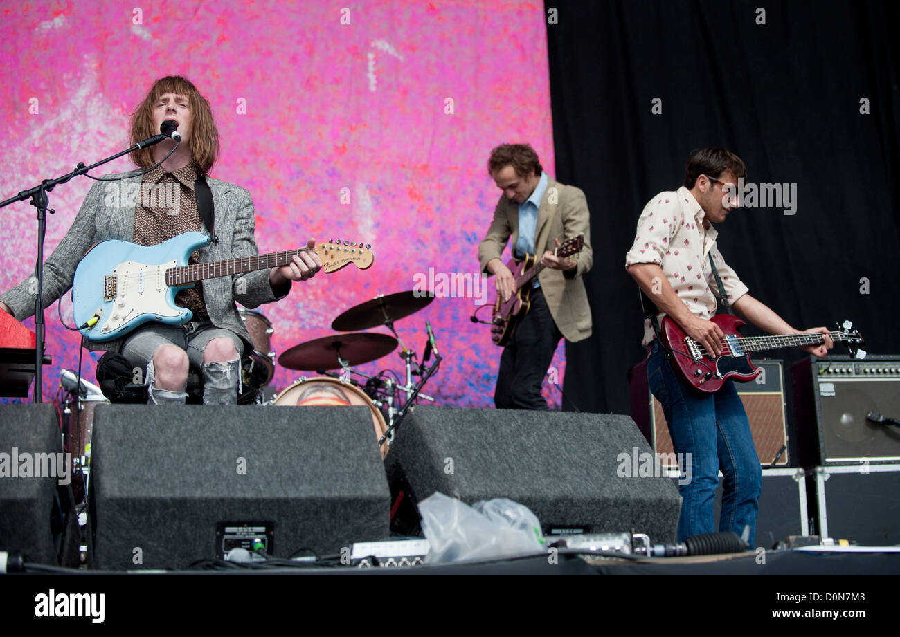 The Mystery Jets Leeds Festival 2010 at Bramhall Park - Day 1 Leeds ...