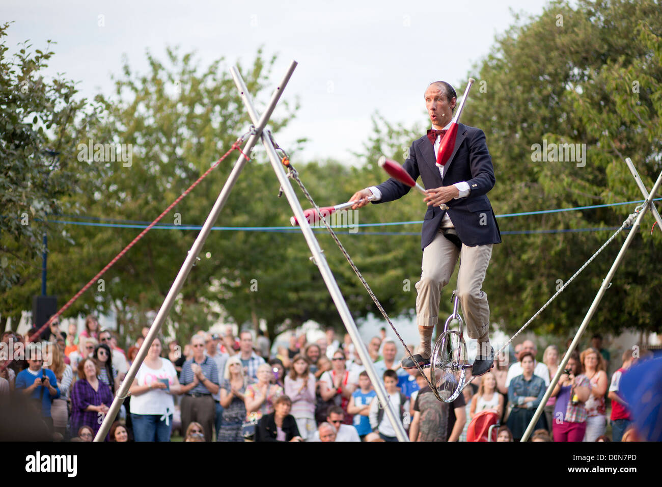 High Wire Balancing Act Stock Photos & High Wire Balancing Act Stock ...