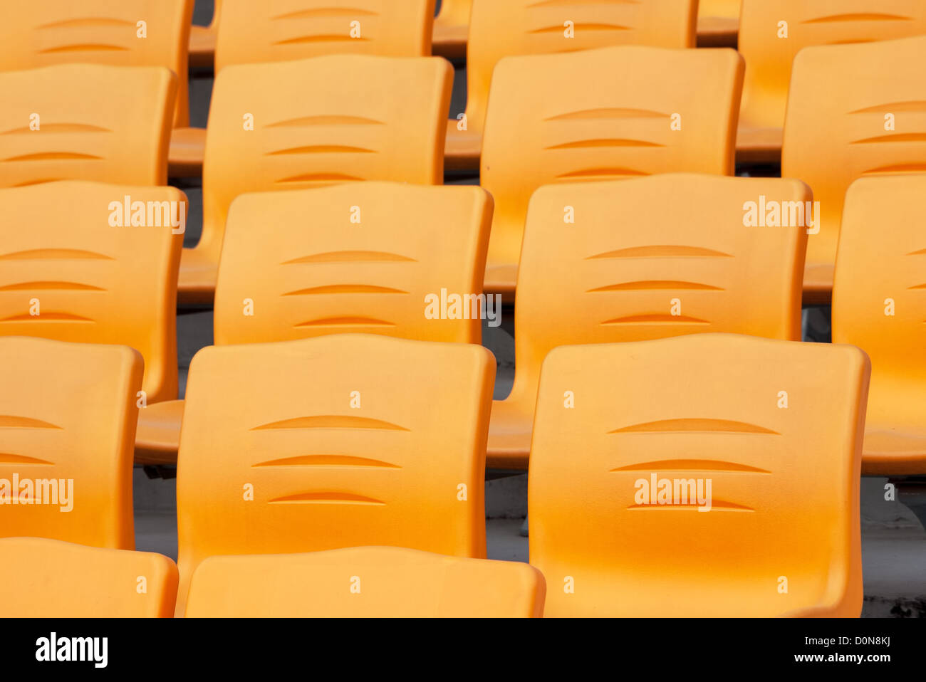 Chairs in the sports stadium Stock Photo - Alamy