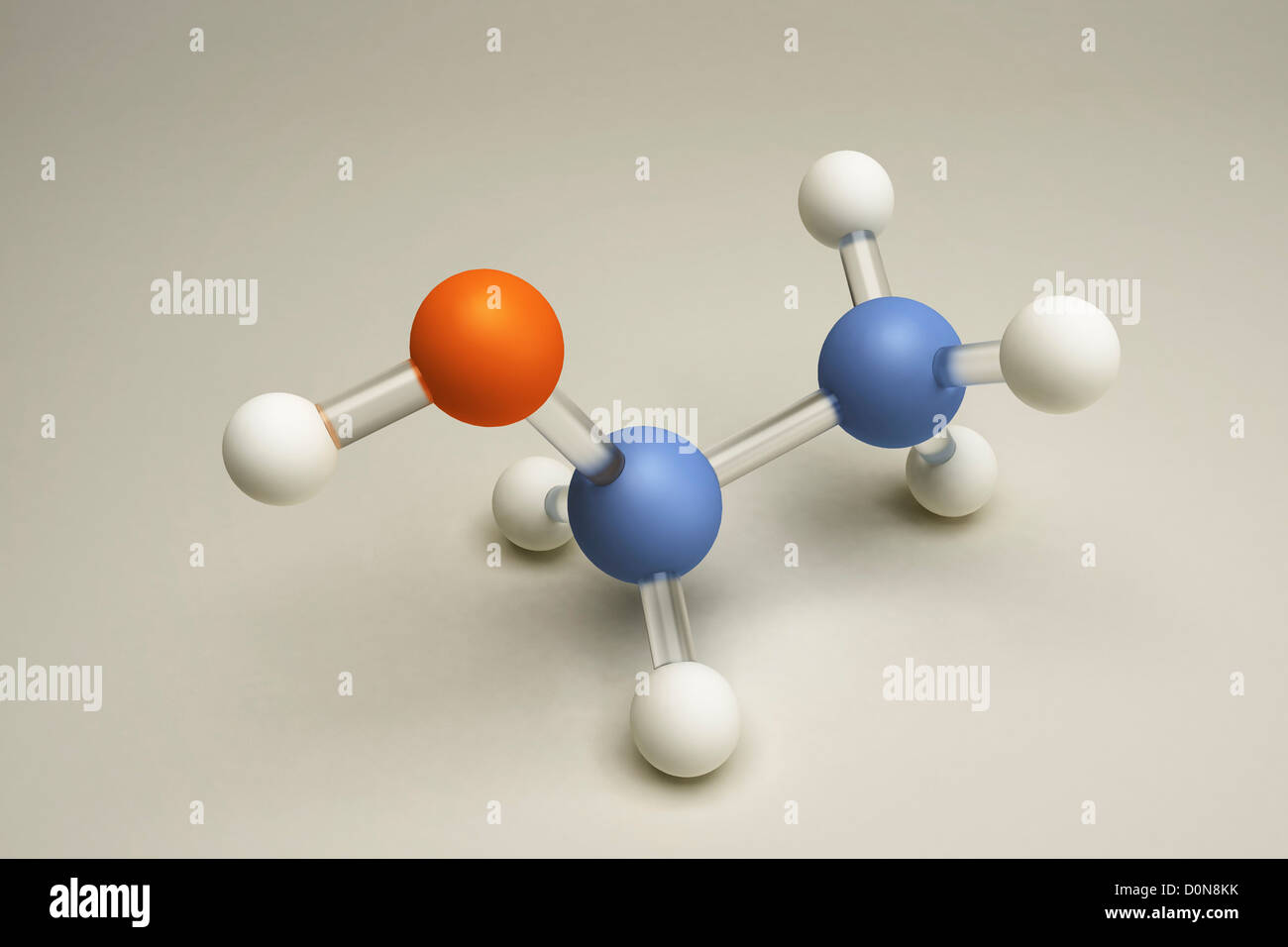 Molecular model of ethanol Stock Photo - Alamy