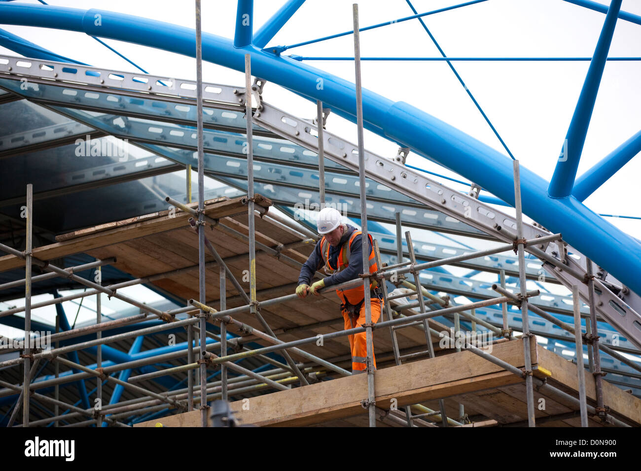 Construction at Waterloo station where former Eurostar Terminals are ...