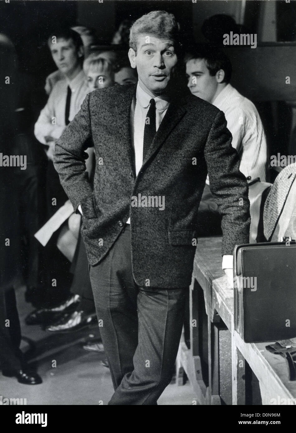 TOMMY BRUCE (1937-2006) UK rock 'n' roll singer in February 1964. Photo ...