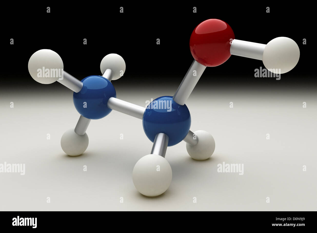Molecular model of ethanol Stock Photo - Alamy