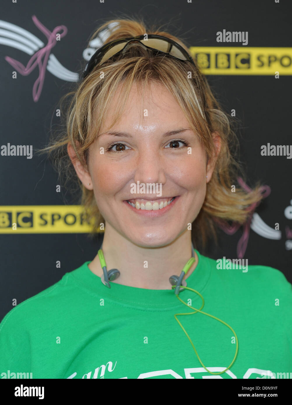 Liz Bower at a photocall for the Adidas Women's 5K Challenge in Hyde ...