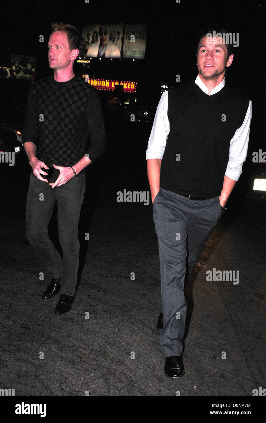 Neil Patrick Harris and his boyfriend David Burtka arrive at XIV ...