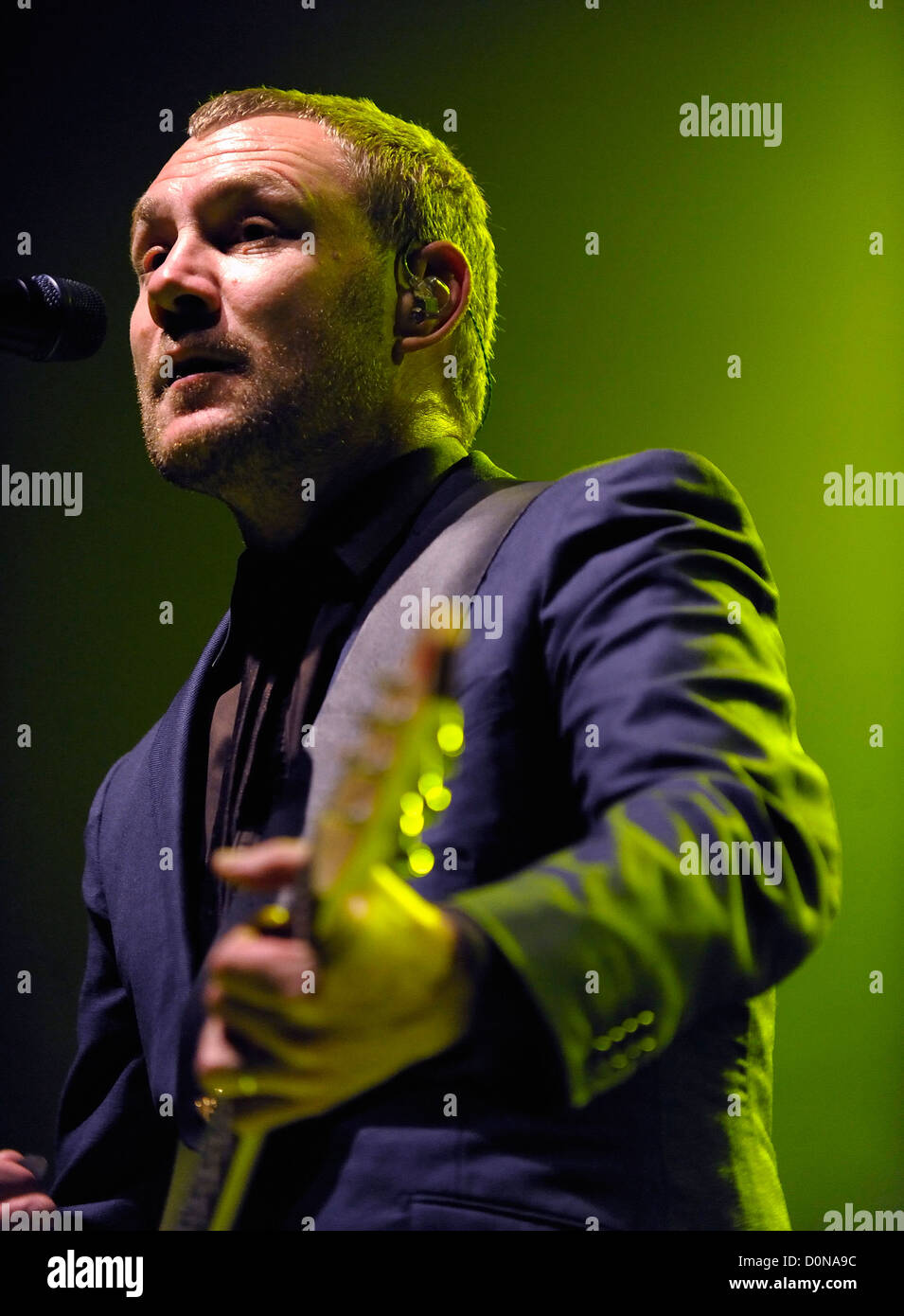David Gray performing on stage at the Molson Canadian Amphitheatre ...
