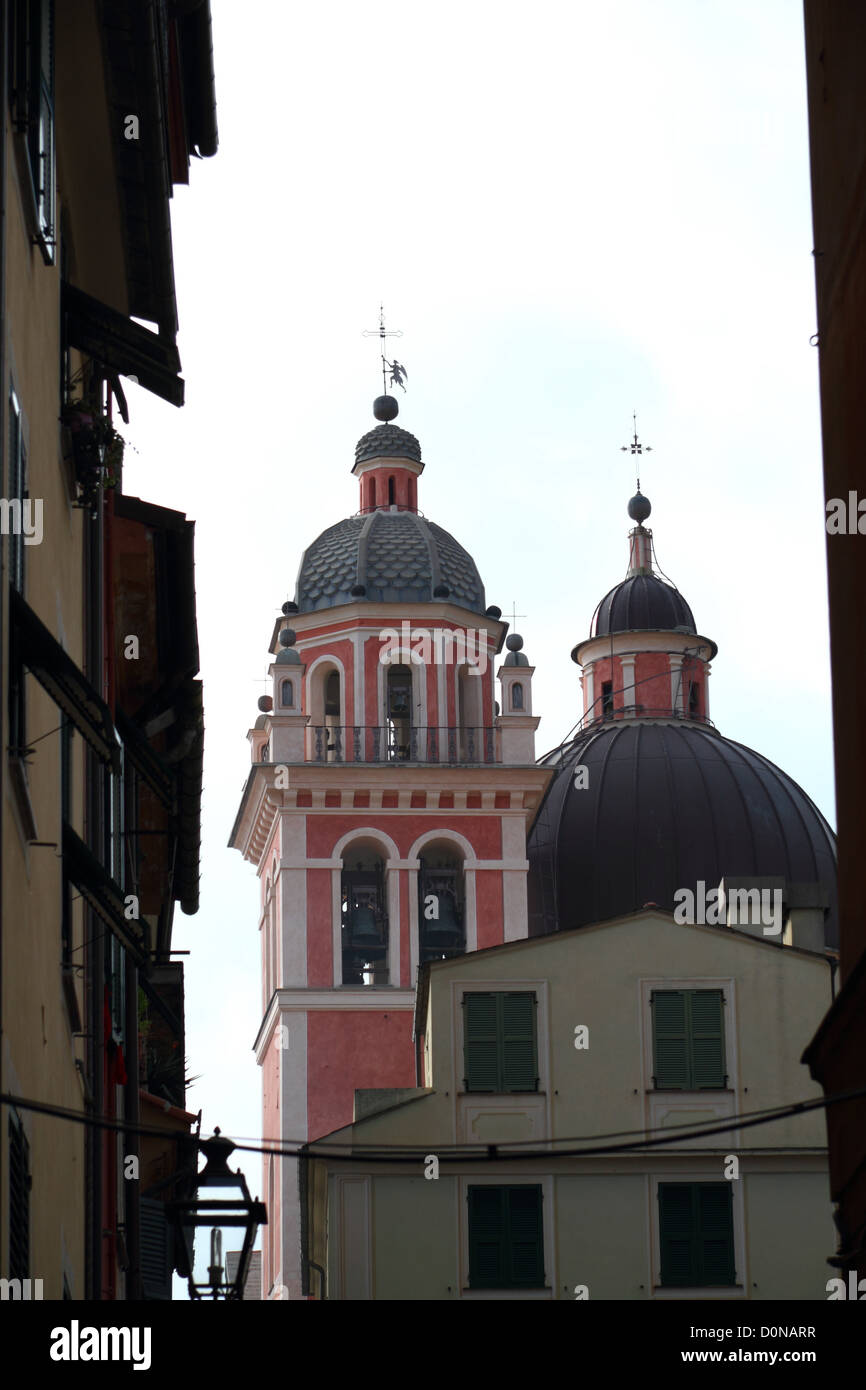 Church in Chiavari in Liguria, Italy Stock Photo - Alamy