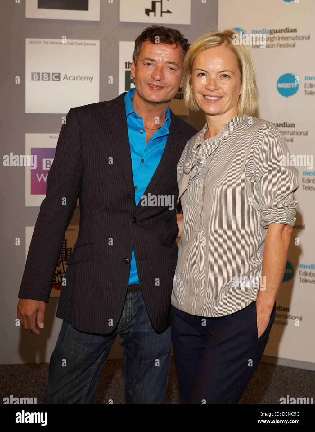 Paul Abbot and Mariella Frostrup photocall at the Edinburgh ...