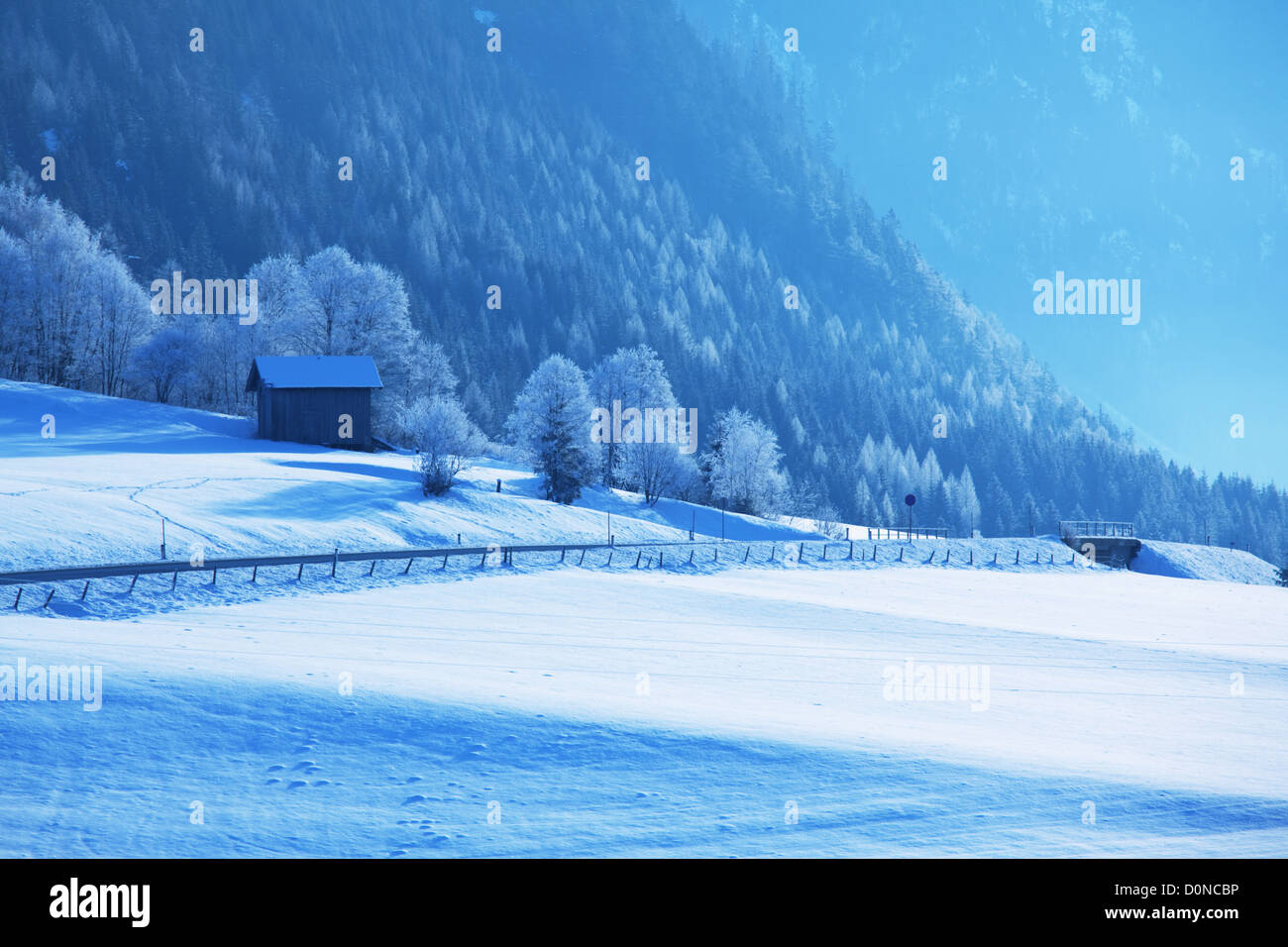 Winter Alp mountains in Austria Stock Photo - Alamy