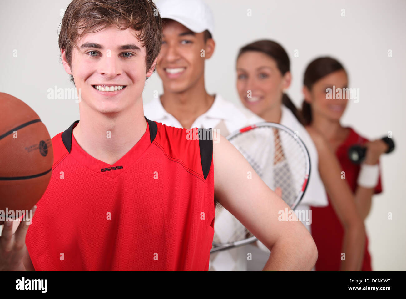 Student athletes hi-res stock photography and images - Alamy