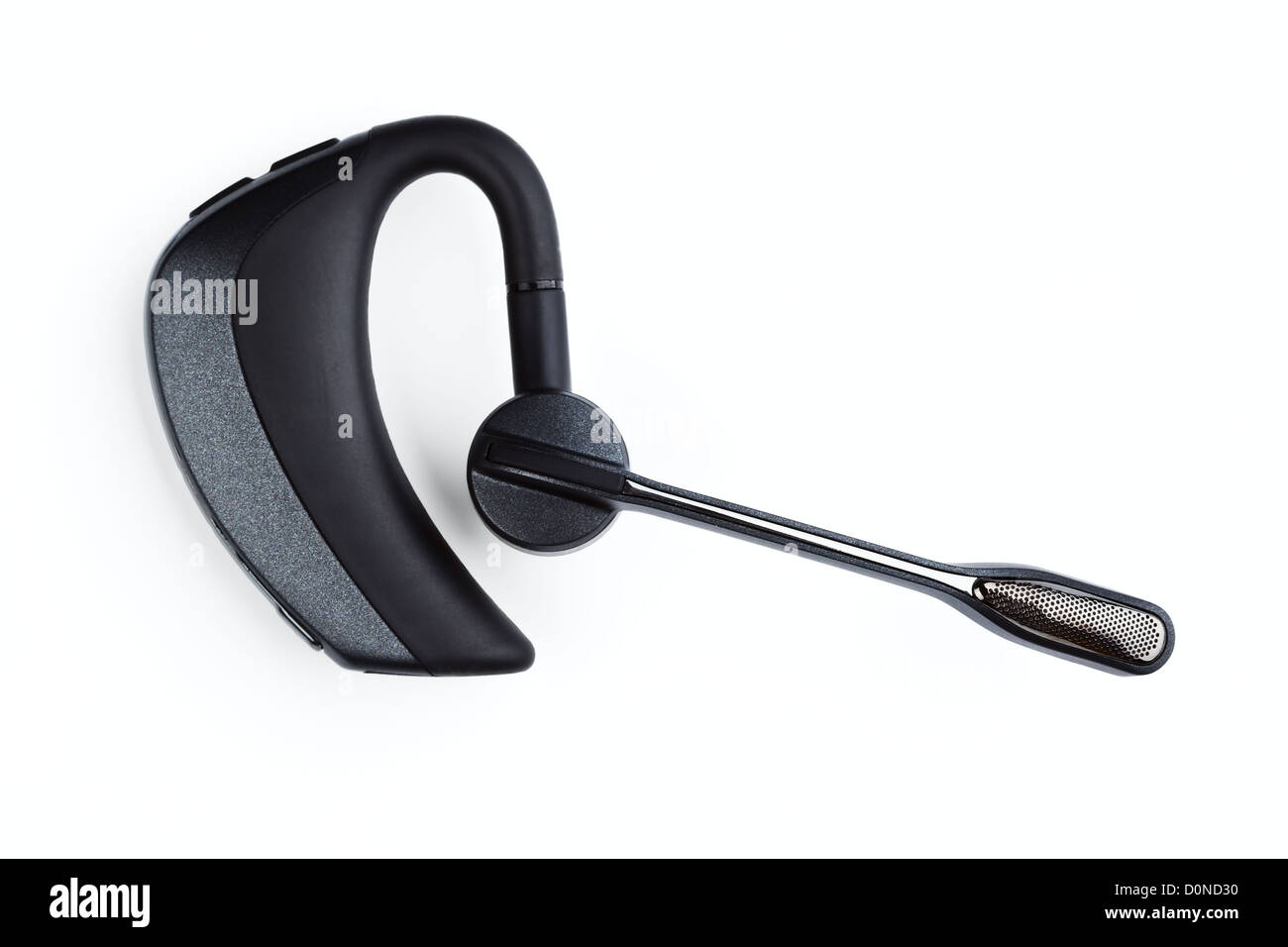 bluetooth headset isolated on a white background Stock Photo - Alamy