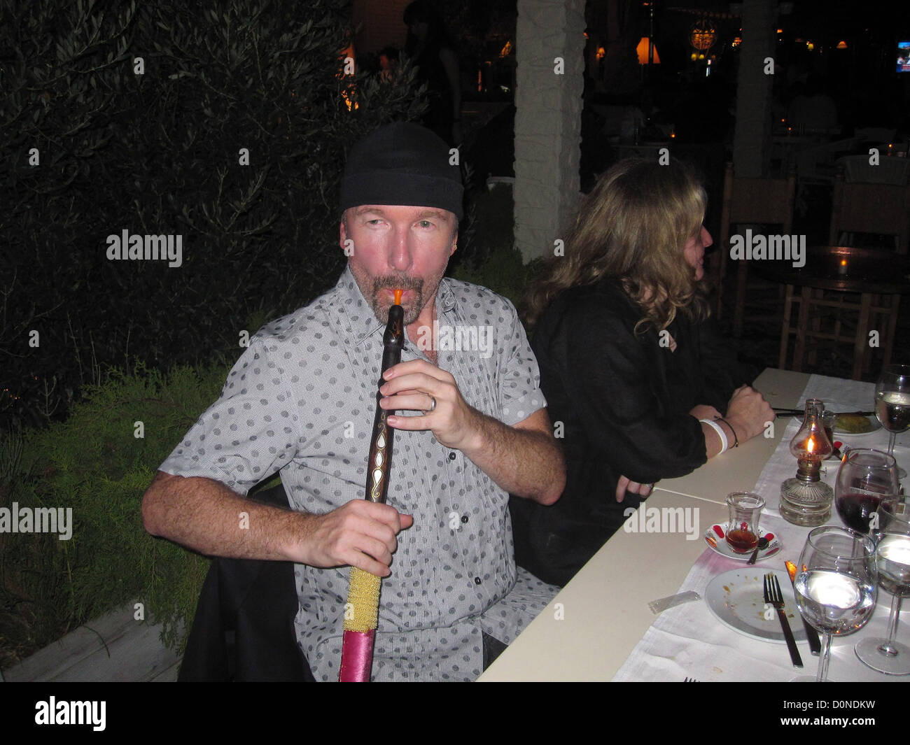 The Edge U2 enjoy a night out at Reina Istanbul, Turkey - 05.09.10 ...