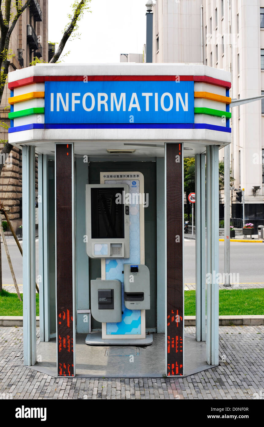 Information point kiosk hi-res stock photography and images - Alamy