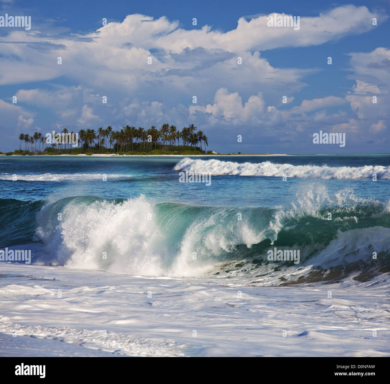 Wave on the beach Stock Photo - Alamy