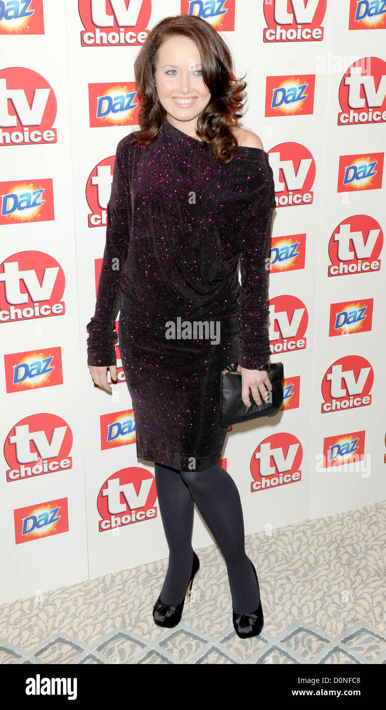 Rebecca Atkinson TV Choice Awards 2010 at The Dorchester - arrivals ...