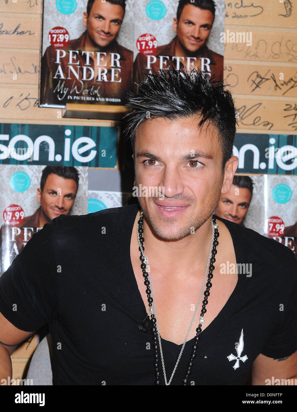Peter Andre at a signing his new book 'My World' at Easons Dublin ...