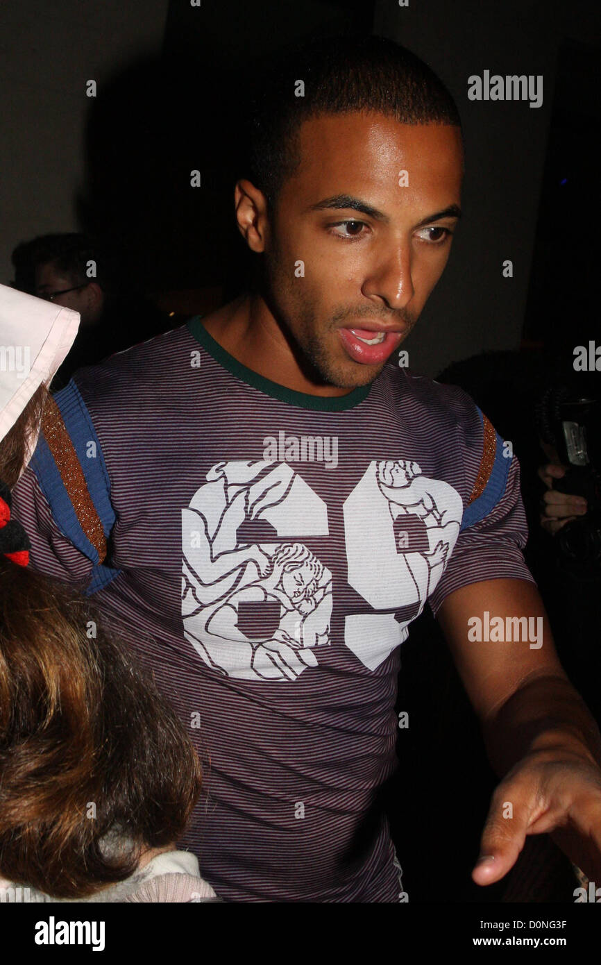 Marvin Hulme of JLS leaving a night club in London London, England - 28 ...