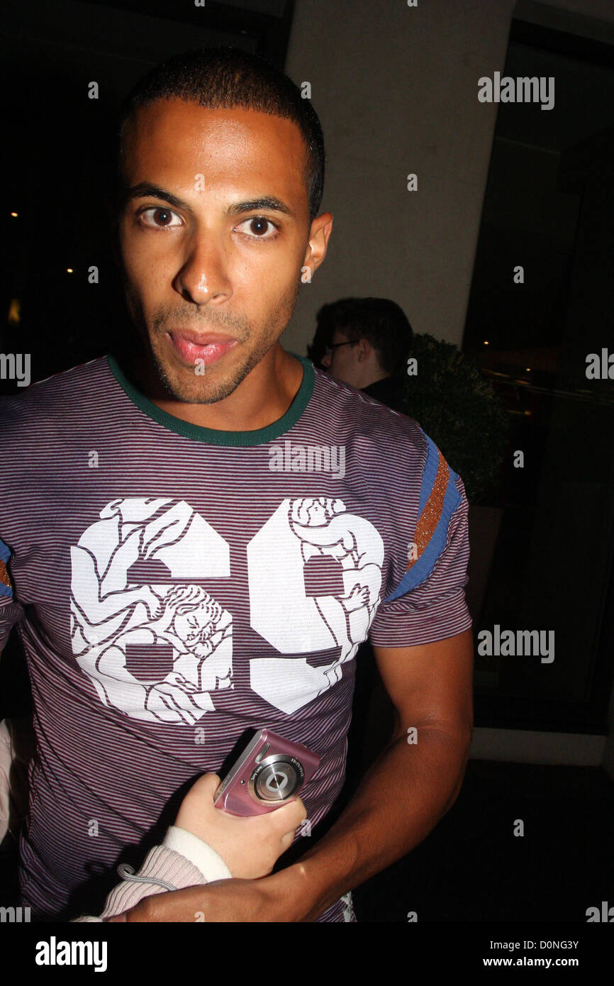 Marvin Hulme of JLS leaving a night club in London London, England - 28 ...
