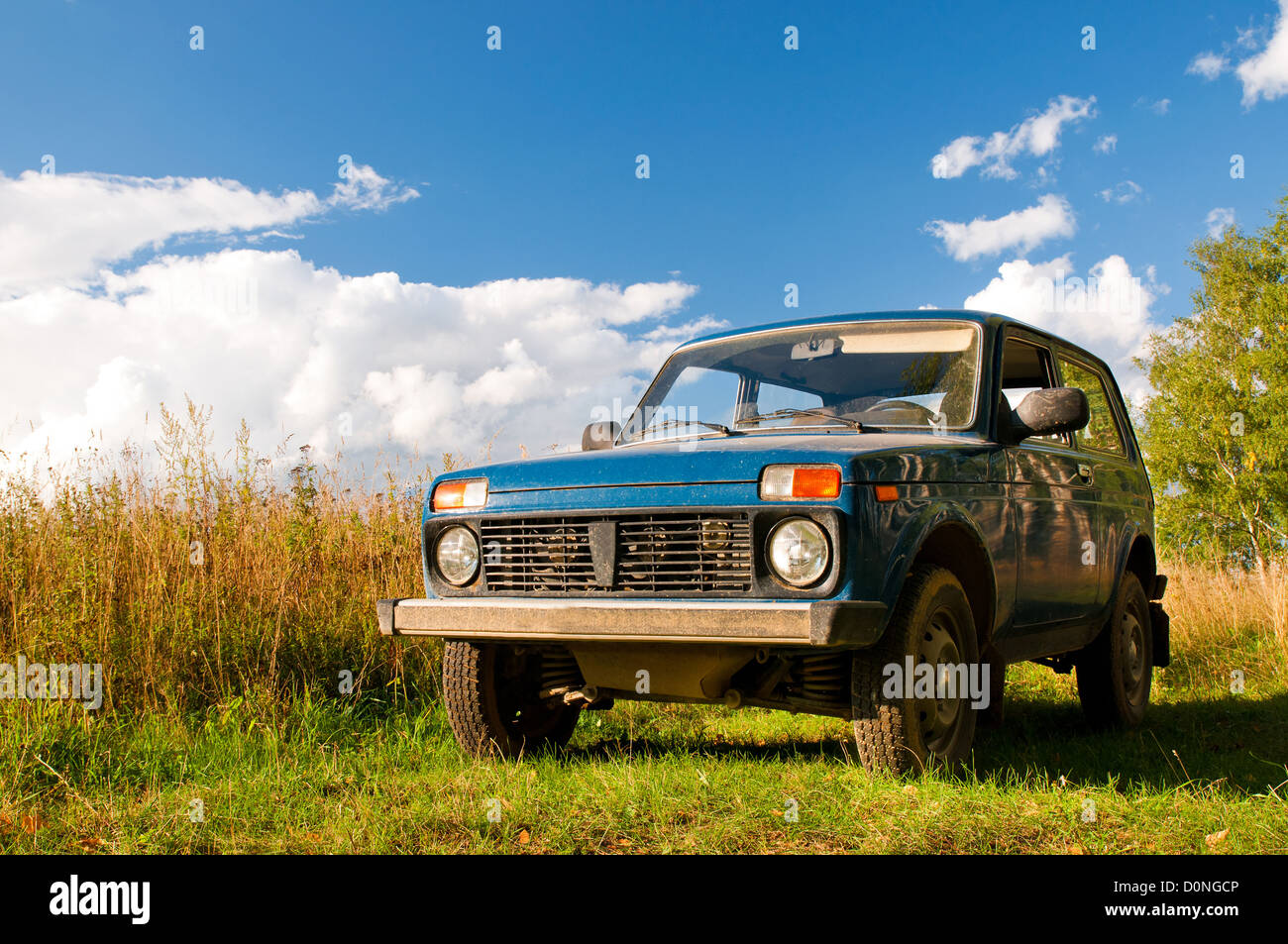 Russian suv lada niva vaz hi-res stock photography and images - Alamy