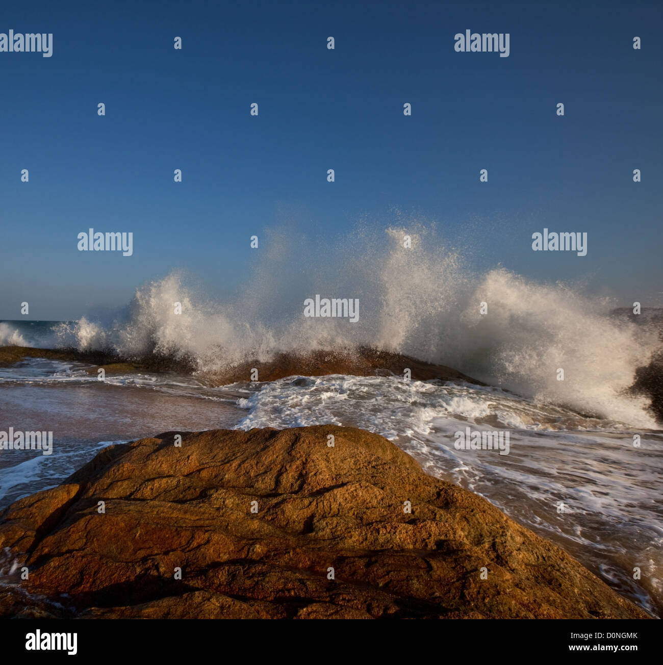 Wave on the beach Stock Photo - Alamy
