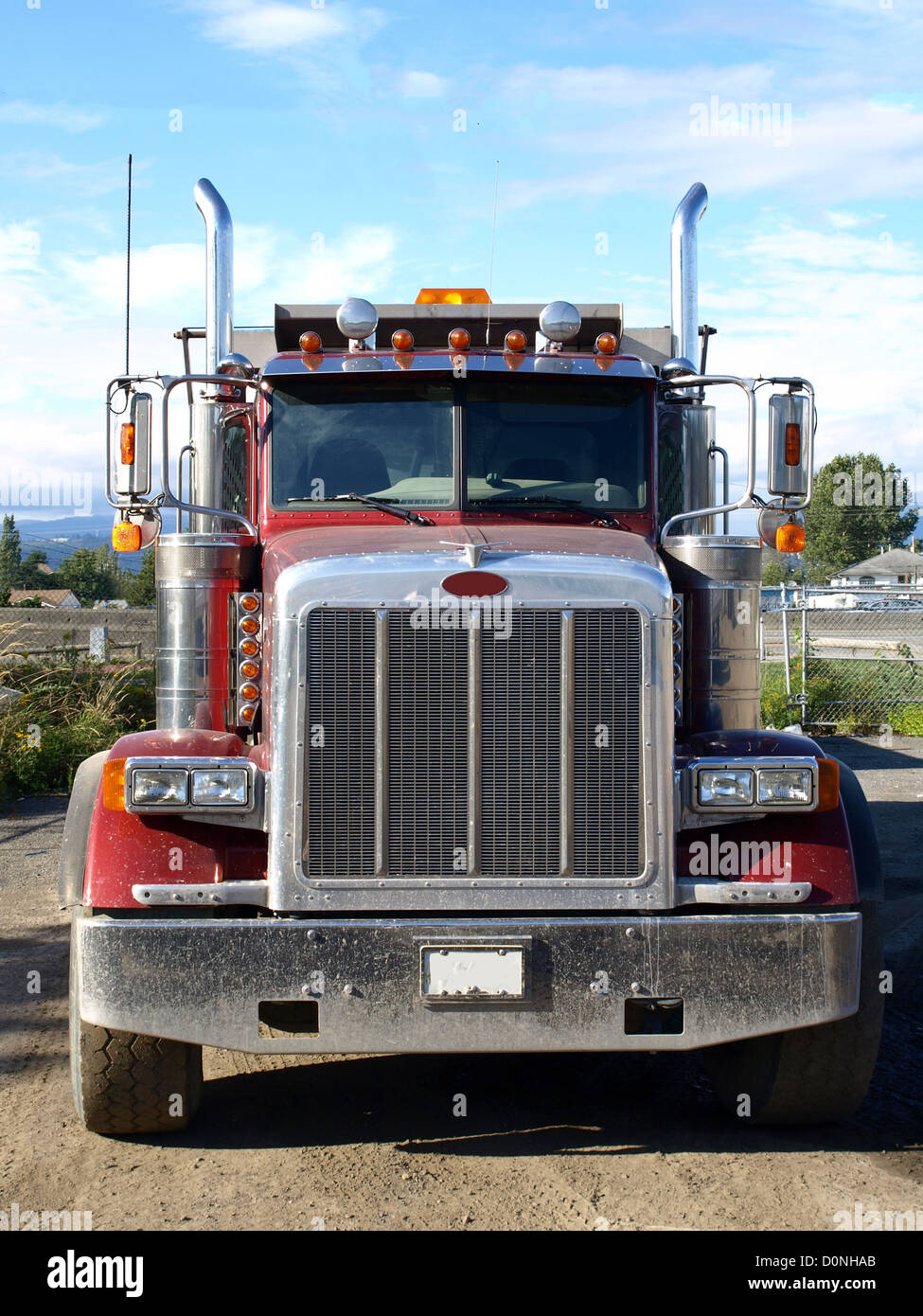 Red Mack Truck High Resolution Stock Photography and Images - Alamy