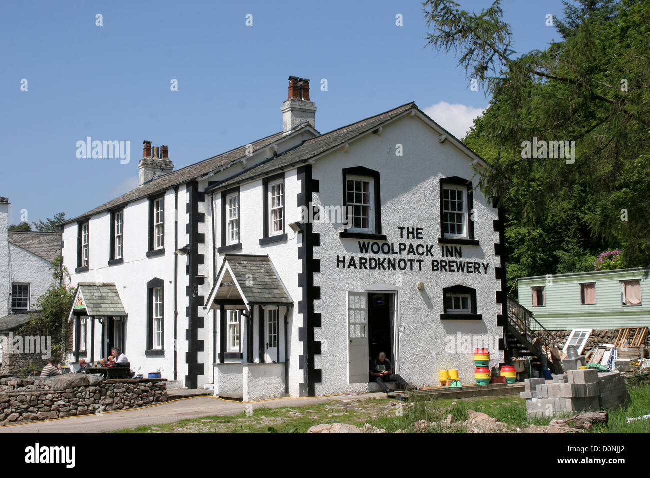 Woolpack Inn and Hardknott Brewery Hardknott Lake District Cumbria ...