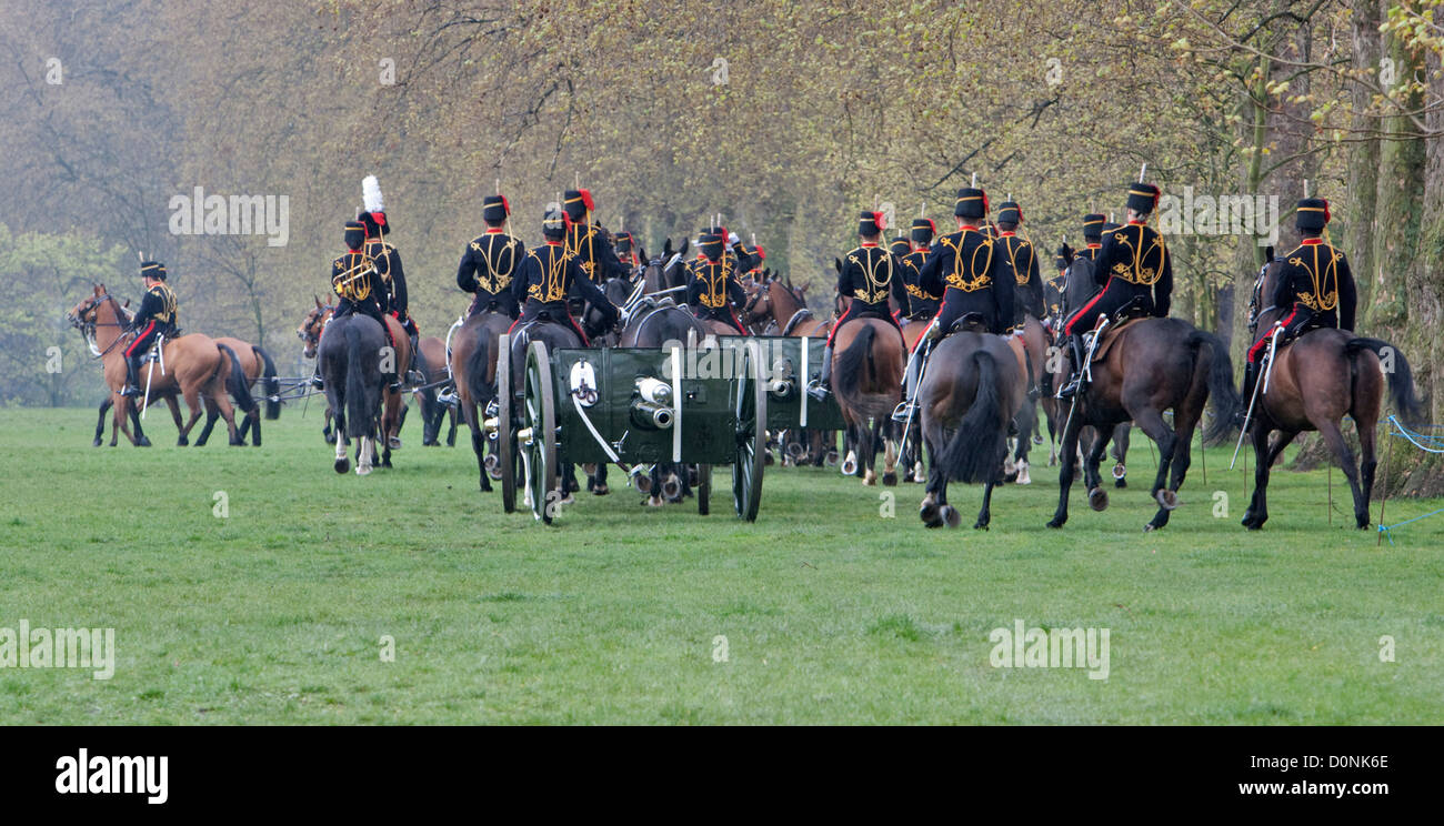 the King’s Troop parade in Hyde Park for the Major General’s Inspection ...