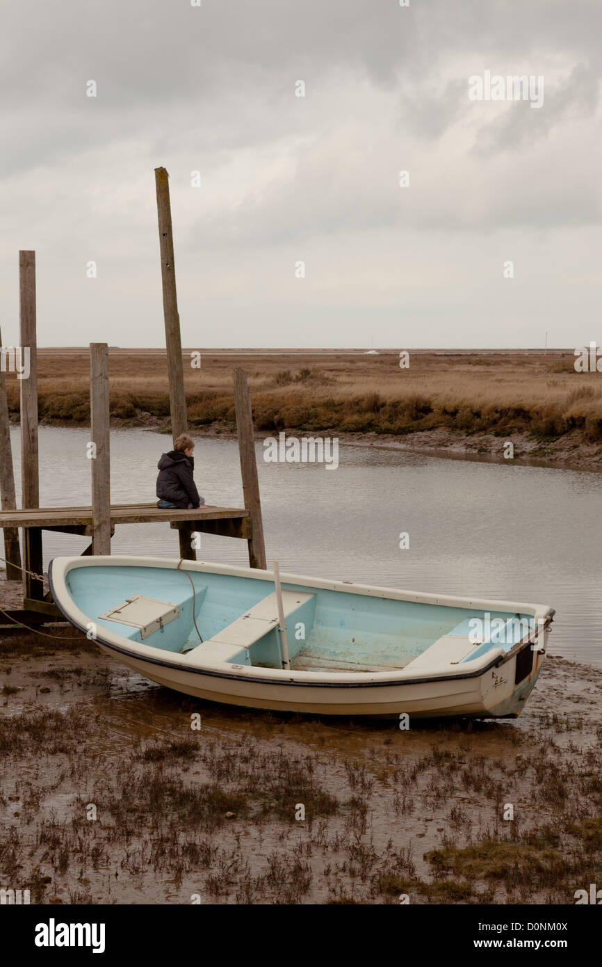 Morston Quay Norfolk UK Stock Photo - Alamy