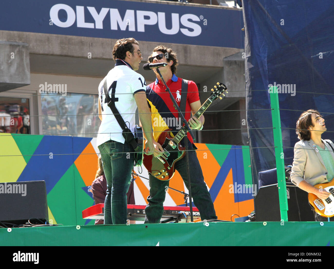 The Jonas Brothers US Open Arthur Ashe Kids Day held at USTA Billie ...