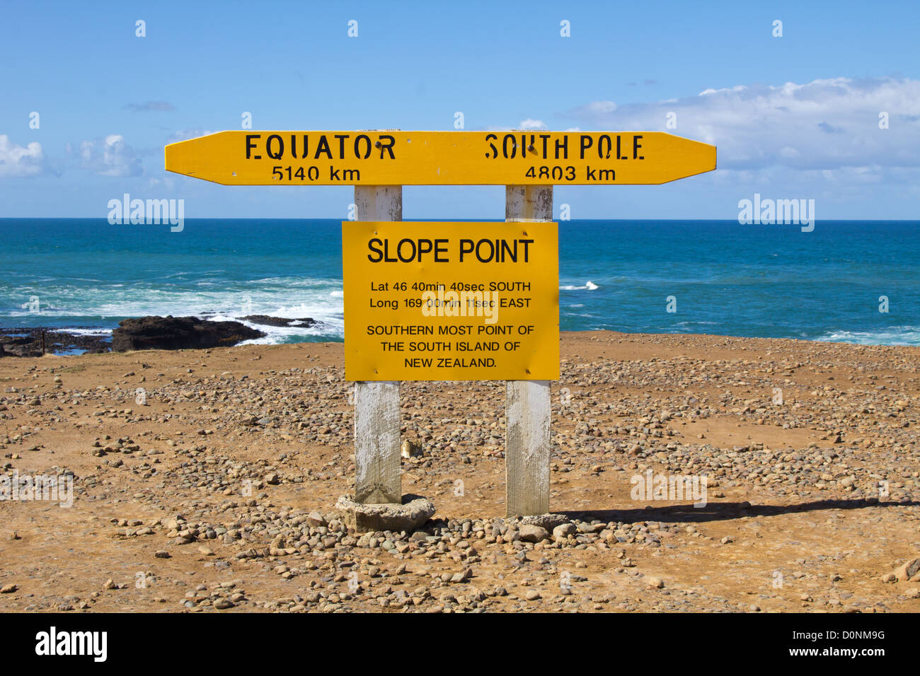 Slope Point, New Zealand Stock Photo - Alamy