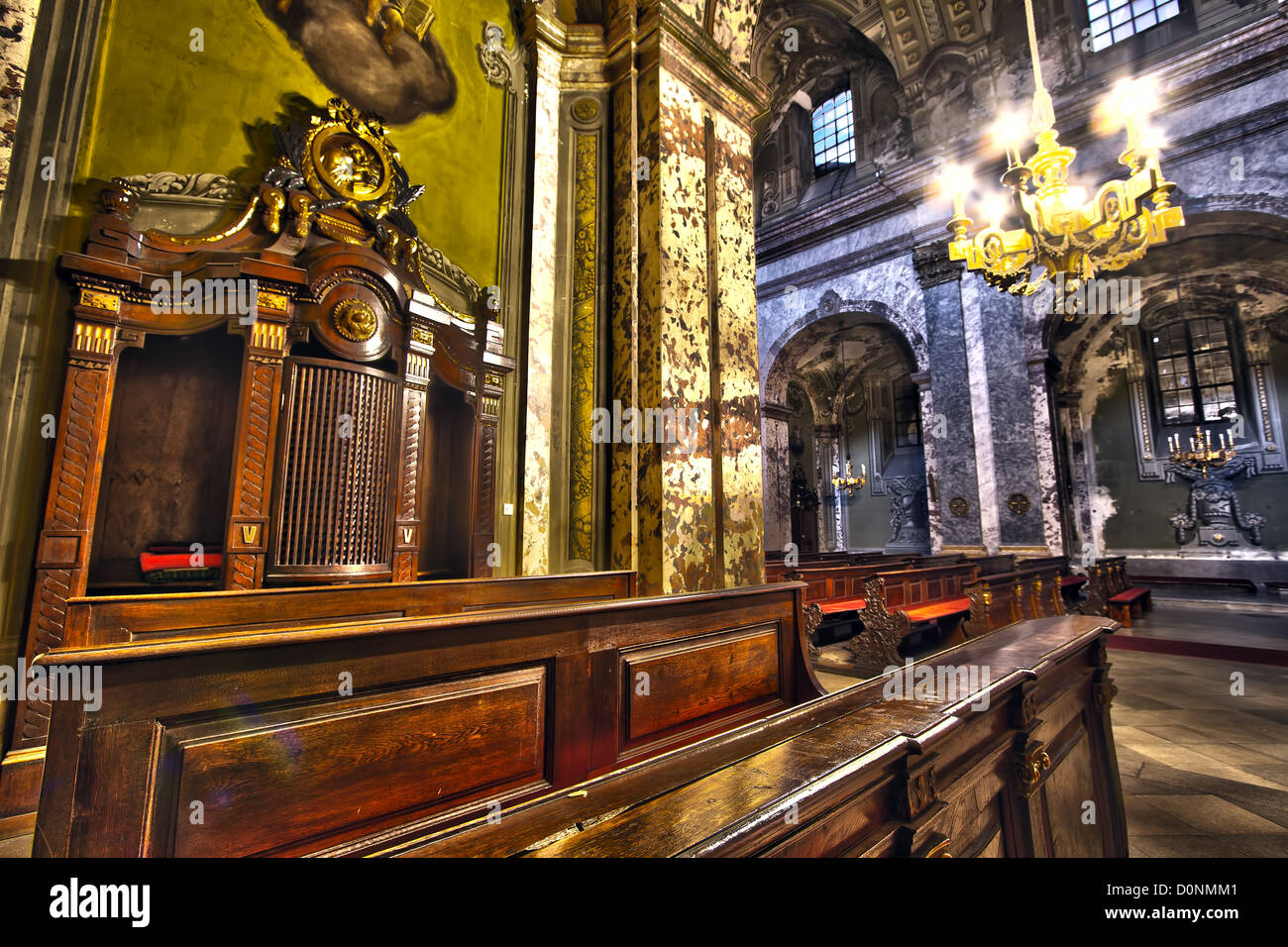 Old european church hi-res stock photography and images - Alamy