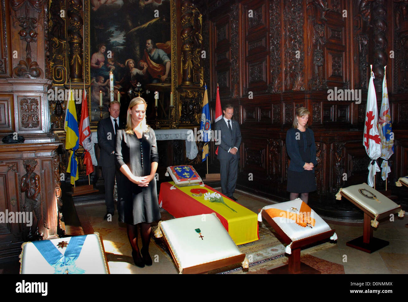 The relatives of Prince Carlos Hugo, Duke of Parma and Piacenza, at the ...