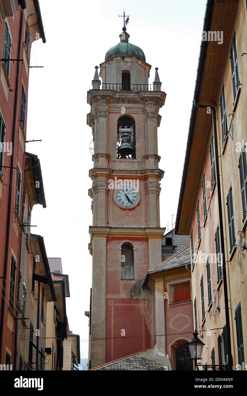 Church in Chiavari in Liguria, Italy Stock Photo - Alamy