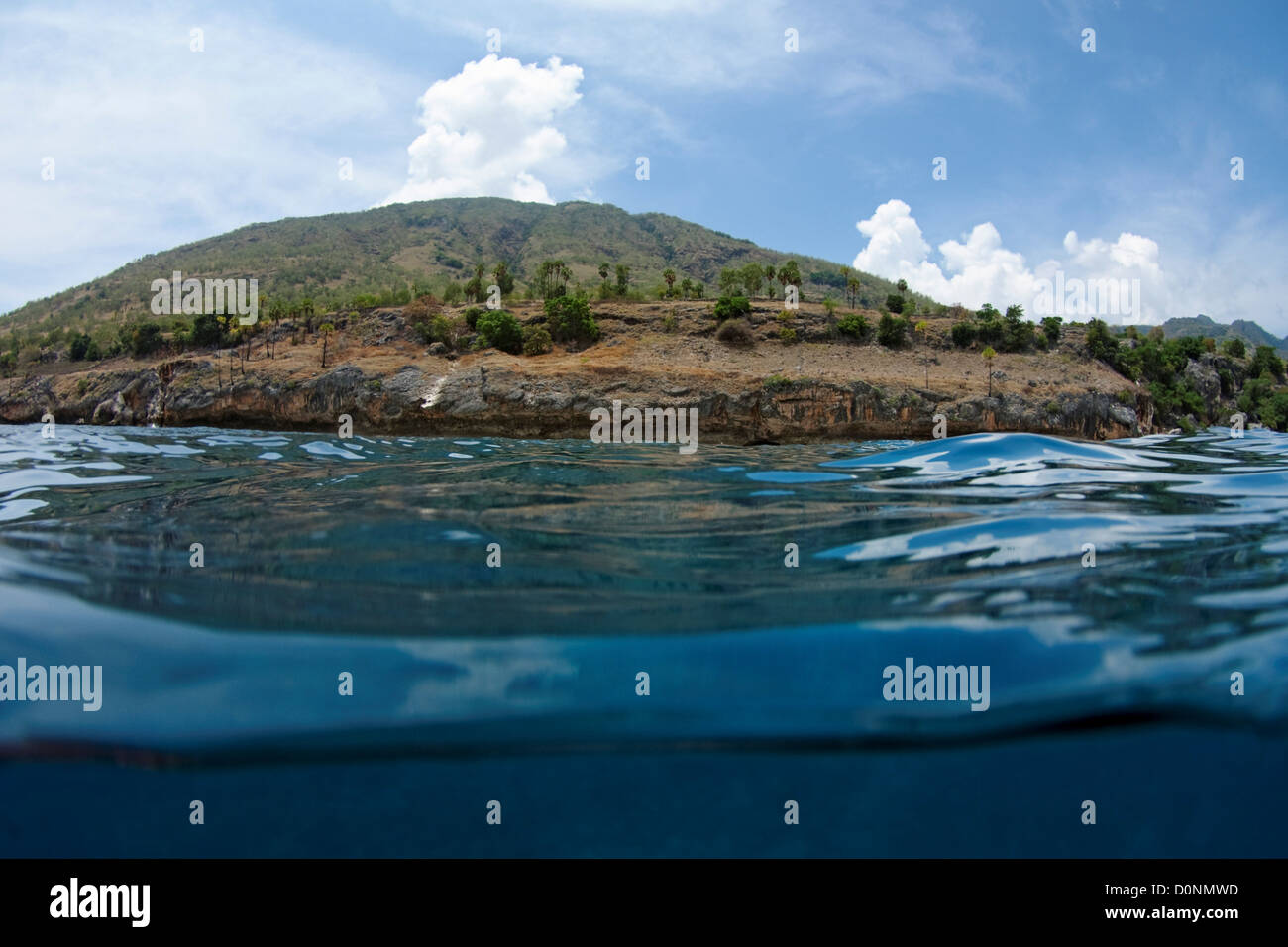 Atauro Island, as seen from the water, near Dili, East Timor Stock ...